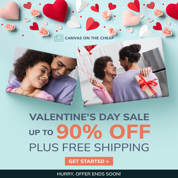 Photo Canvas Sale (Score Up to 90% OFF + FREE Shipping!)