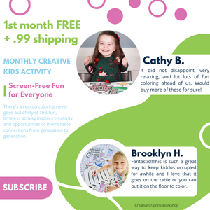 Creative Activity for Kids at Home | Try Creative Crayons Free for 1 ...